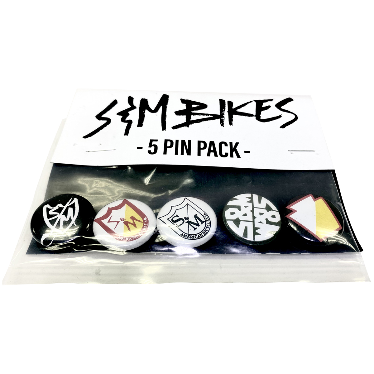 1″ BUTTONS 5 PACK – S&M Bikes / Fitbikeco.