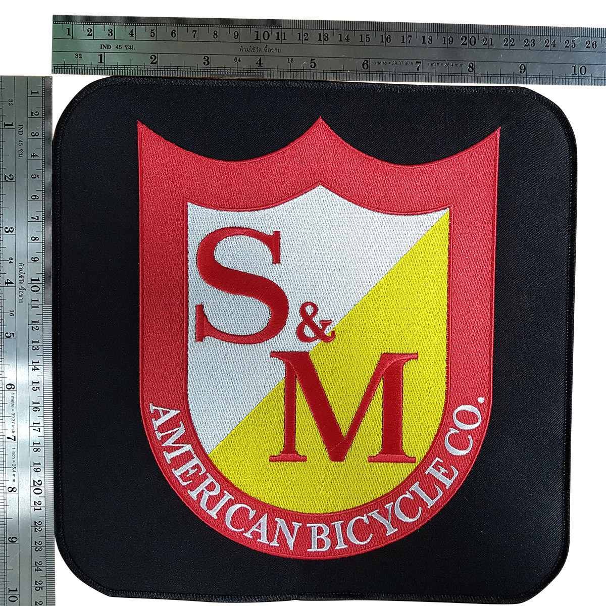 10″ S&m Shield Patch – S&M Bikes / Fitbikeco.